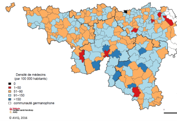Wallonie: 119 communes en pénurie de généralistes, selon le premier ...